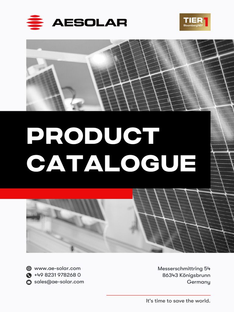 AESOLAR_Product Catalogue_Ver.Oct.2024 | PDF | Sustainable Energy ...