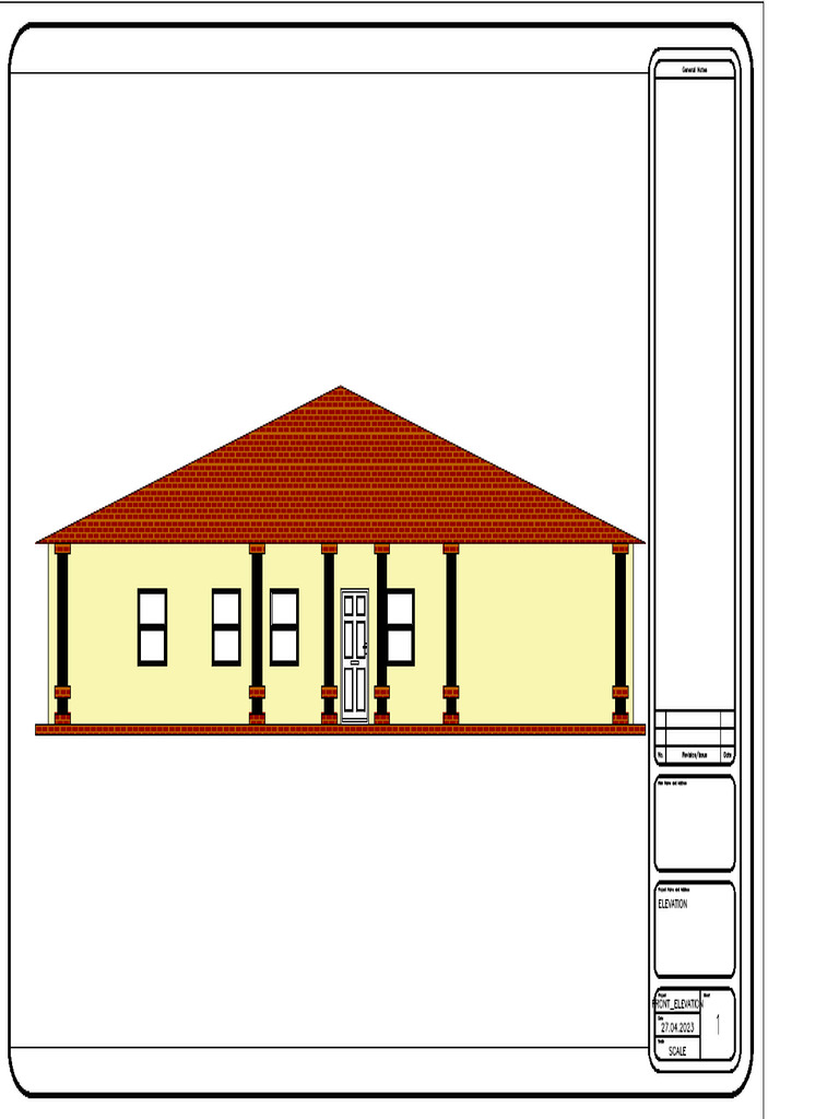 Elevation Drawing Sheet | PDF