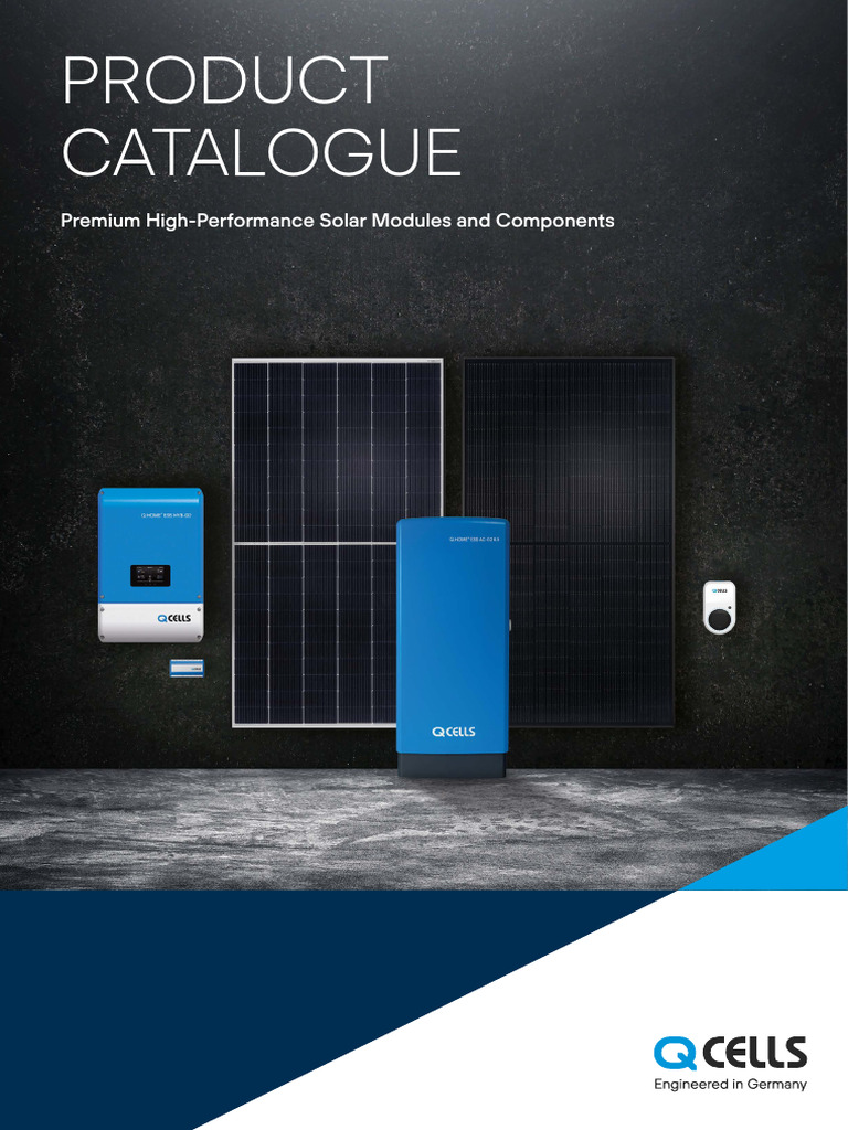 Q CELLS High-Performance Solar Products | PDF | Solar Panel | Solar Cell