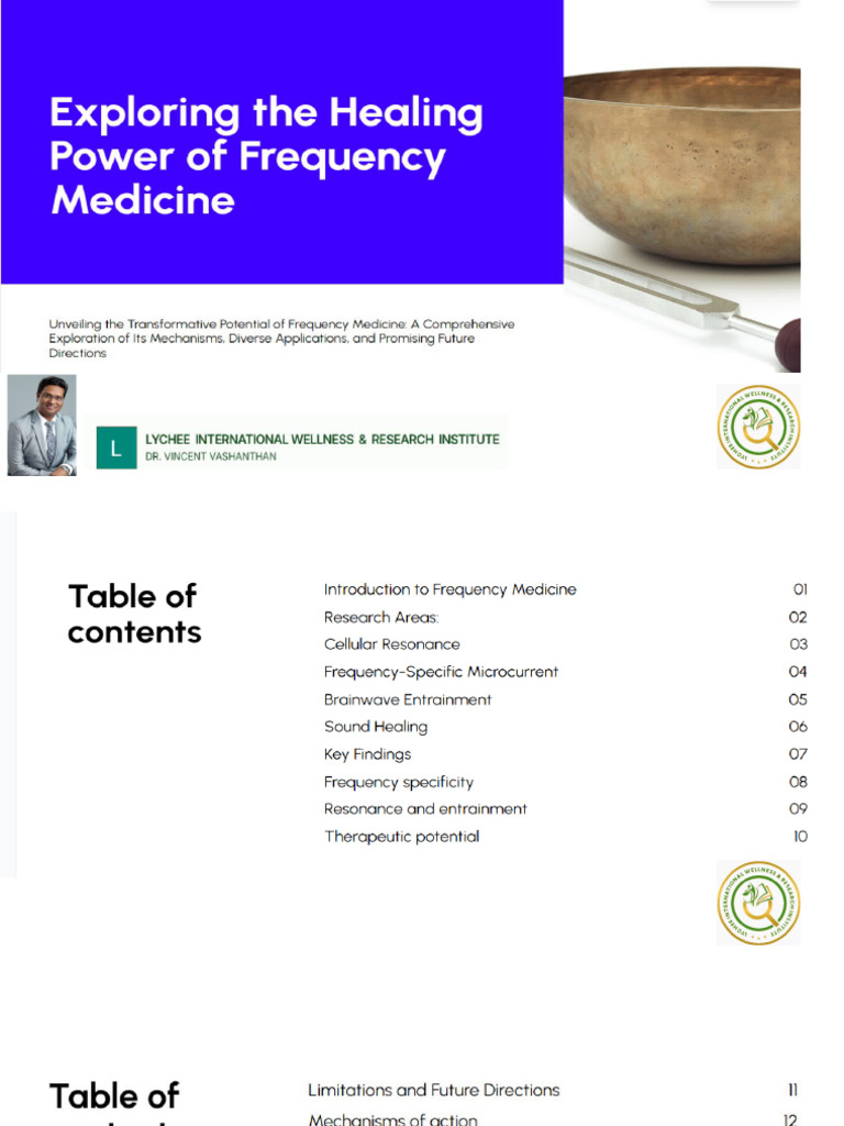 Frequency Medicine Healing | PDF