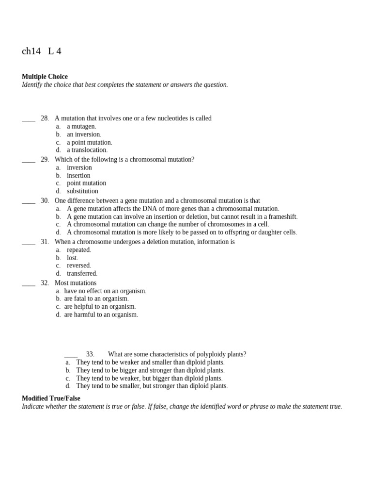 Understanding DNA Mutation Types | PDF | Mutation | Point Mutation