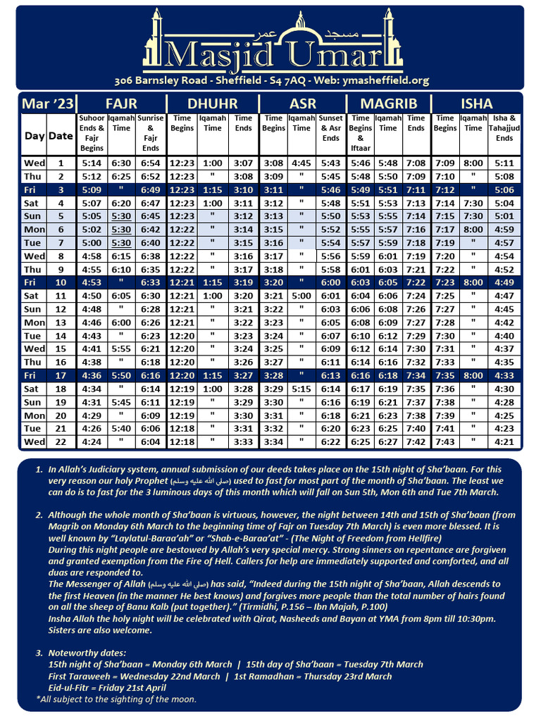 March time or all | PDF | Prayer