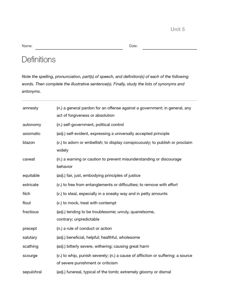 Sadlier Connect™ - Vocabulary Workshop - Tools For Excellence - Level F ...