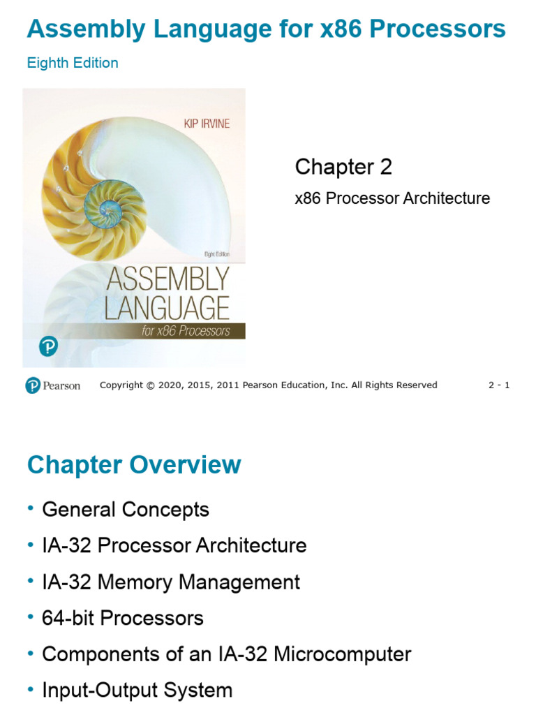 02 - Irvine - Lecture - PPT - ch02 - Tagged | PDF | Central Processing Unit | Cpu Cache