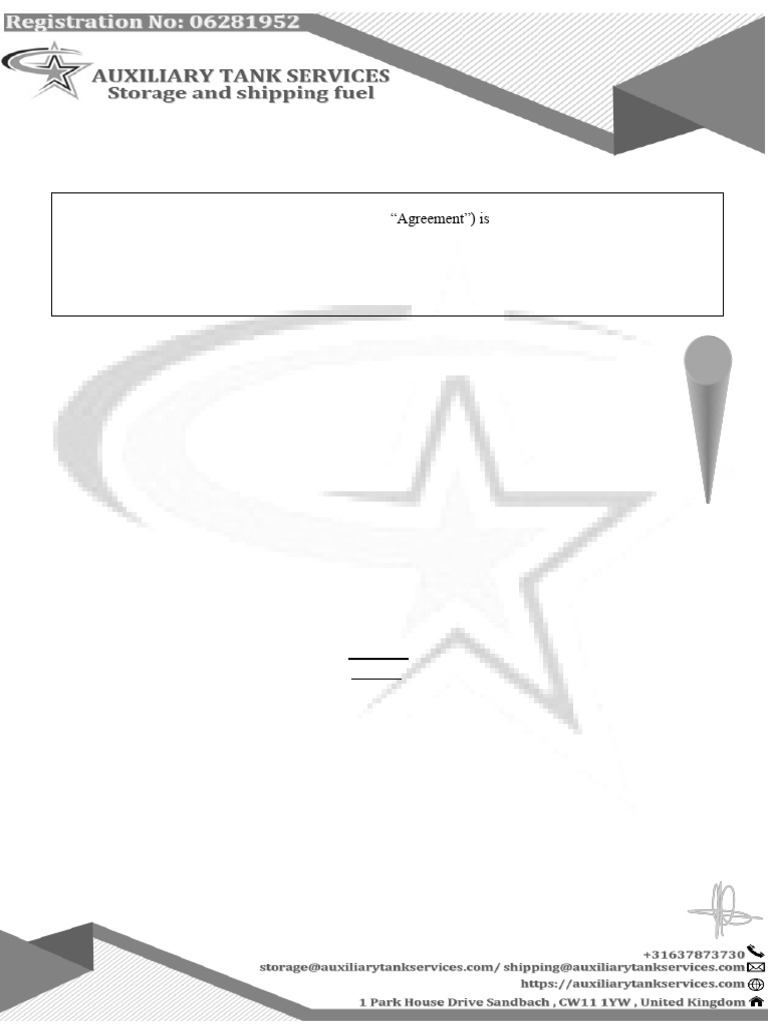 Auxiliary Tank Services En590-(Tsa)- Tiger | PDF | Insurance | Breach ...