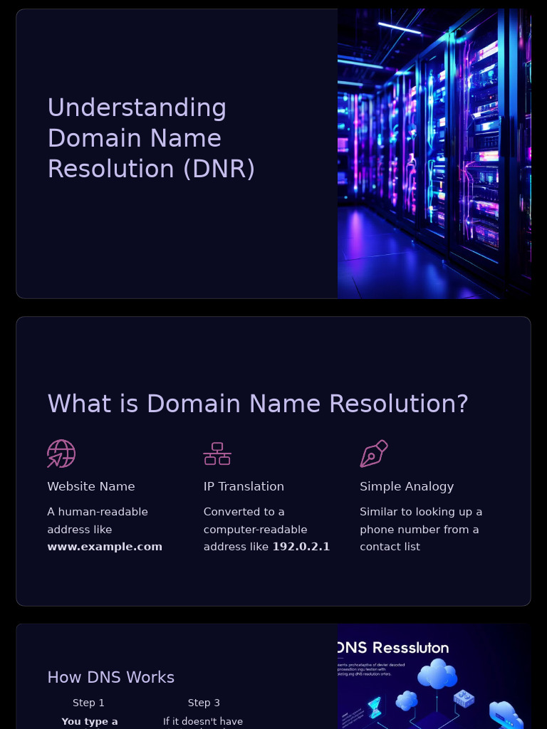Understanding Domain Name Resolution DNR | PDF