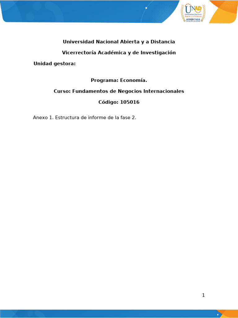 Aexo 1 - Extructura Informa Fase 2. | PDF