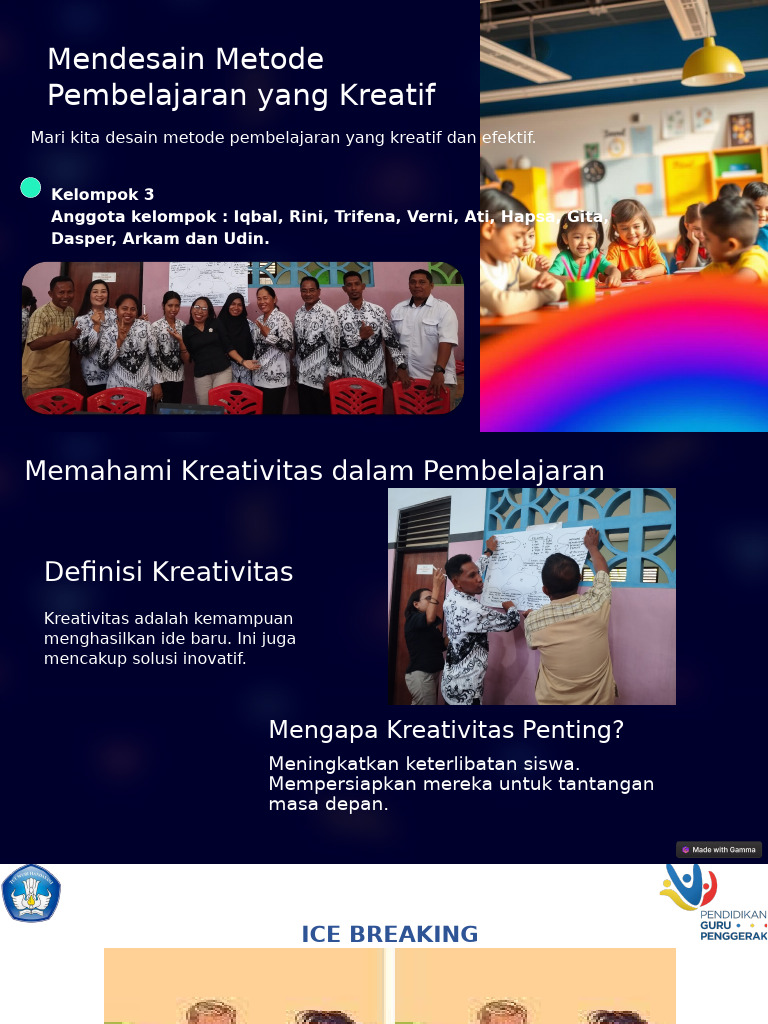 Kelompok 3 - Mendesain-Metode-Pembelajaran-yang-Kreatif | PDF