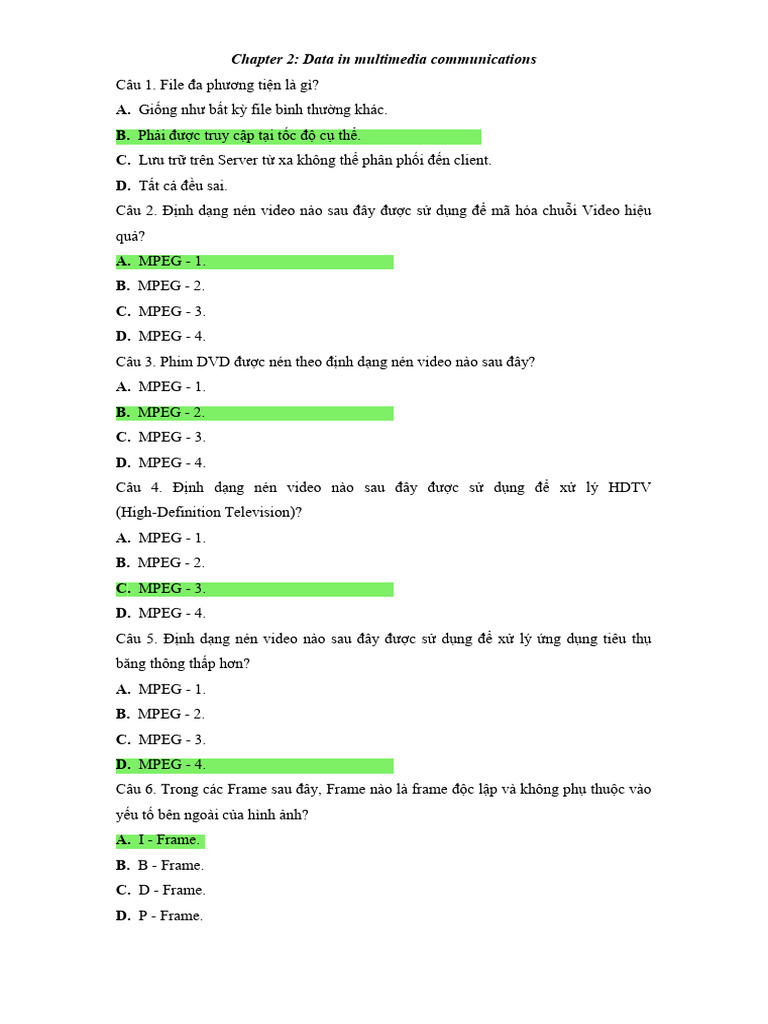 Quiz CH 2 Dapan | PDF