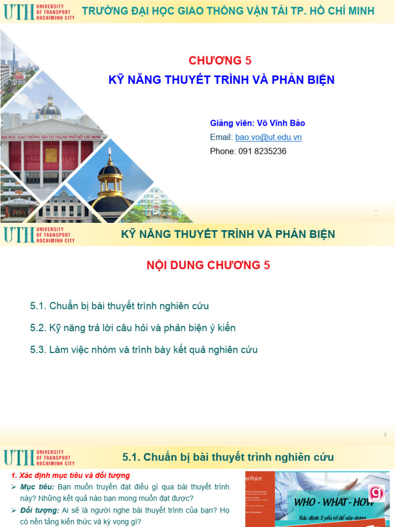 Chuong 5 - Ky Nang Thuyet Trinh Va Phan Bien | PDF