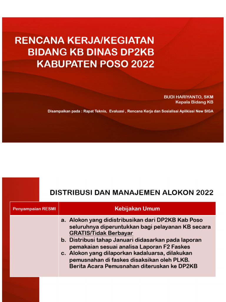 2022_PAPARAN DP2KB Poso | PDF