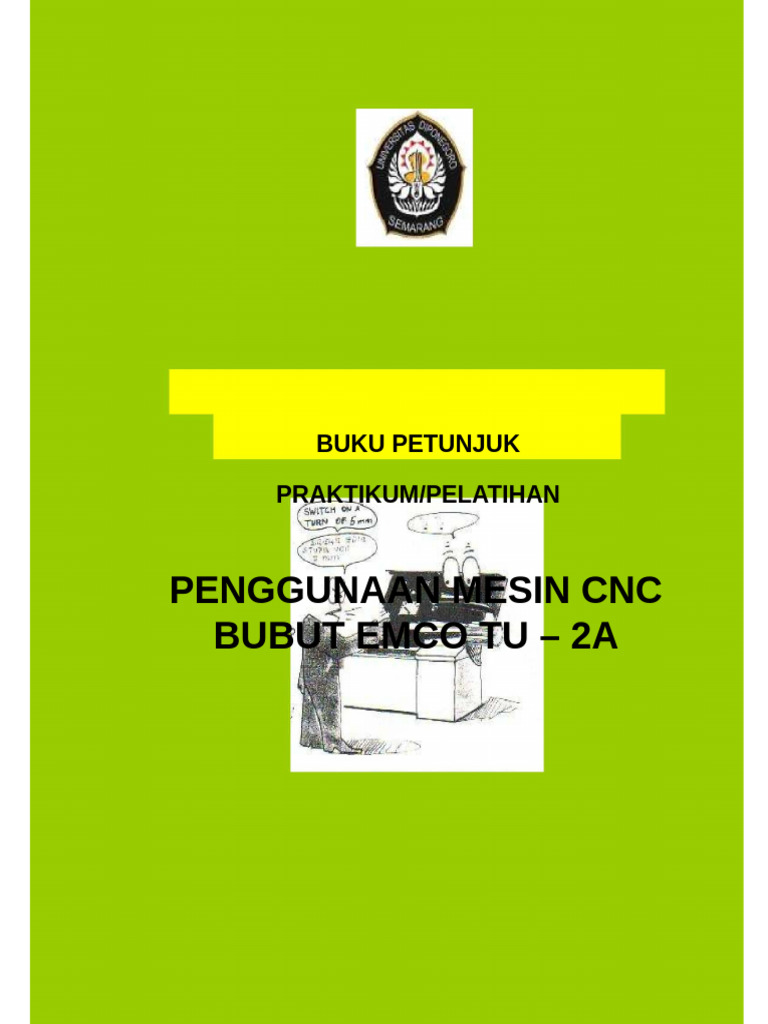 Penggunaan Mesin CNC Bubut Emco Tu 2a | PDF