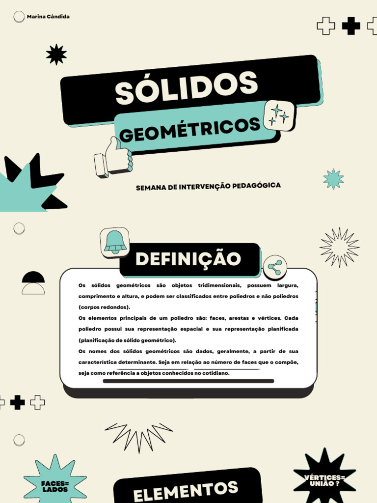 Sólidos Geométricos: Definições e Exemplos | PDF