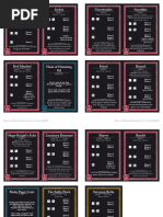 Inscryption Sigils Table Merged v2 | PDF