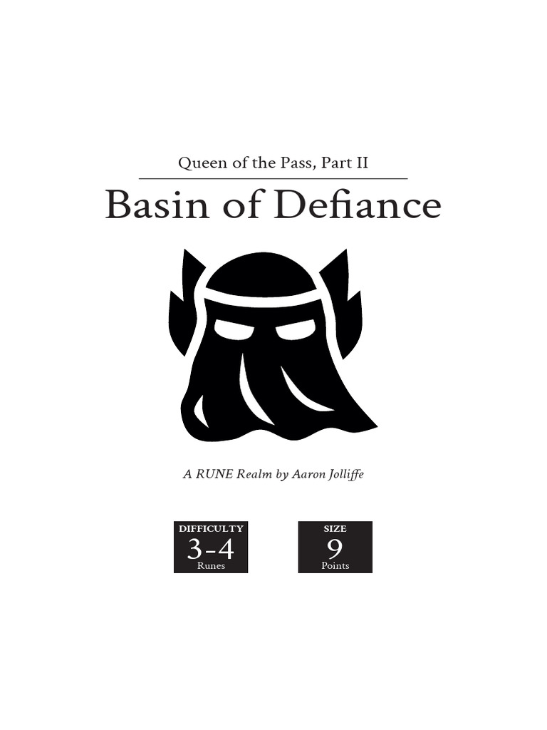 Basin of Defiance Realm v1.1 | PDF