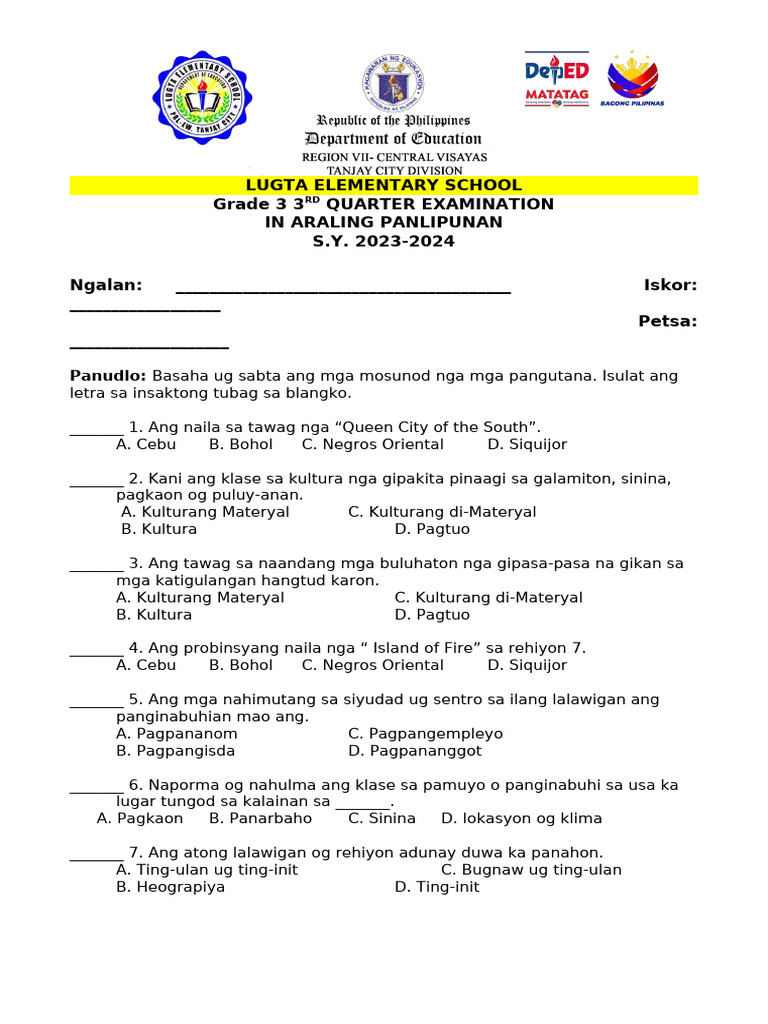 aral-pan-3-3rd | PDF