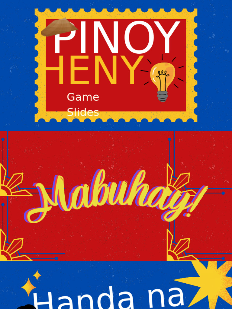 Pinoy Henyo Game | PDF