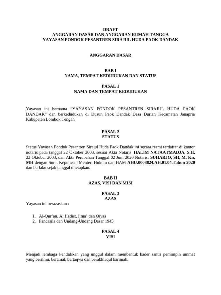 Draft Ad Art Yayasan | PDF