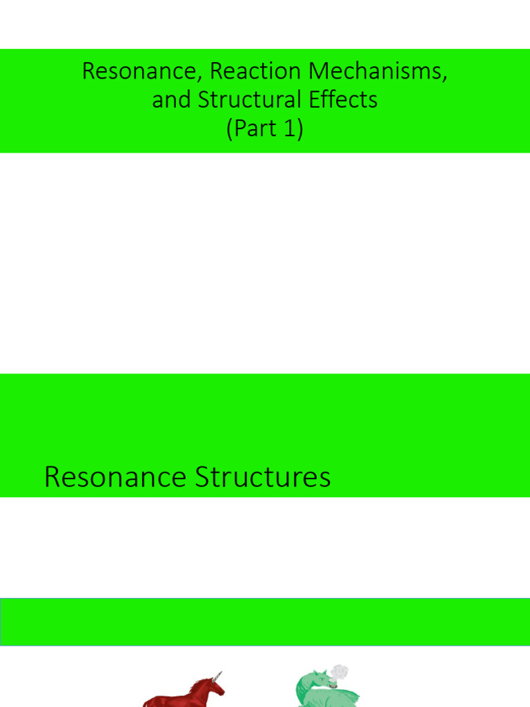 AOC Lec Module 1A - Resonance, Reaction Mechanisms, and Structural Effects (Part 1) | PDF ...