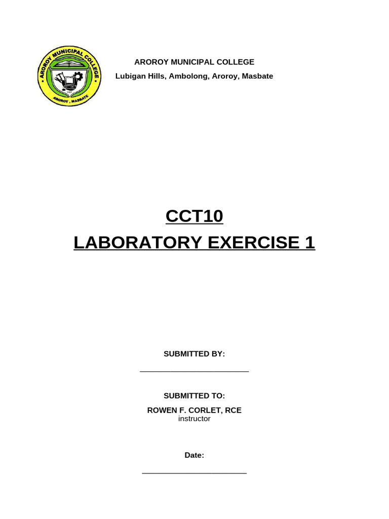 Laboratory 1 Paper Format | PDF