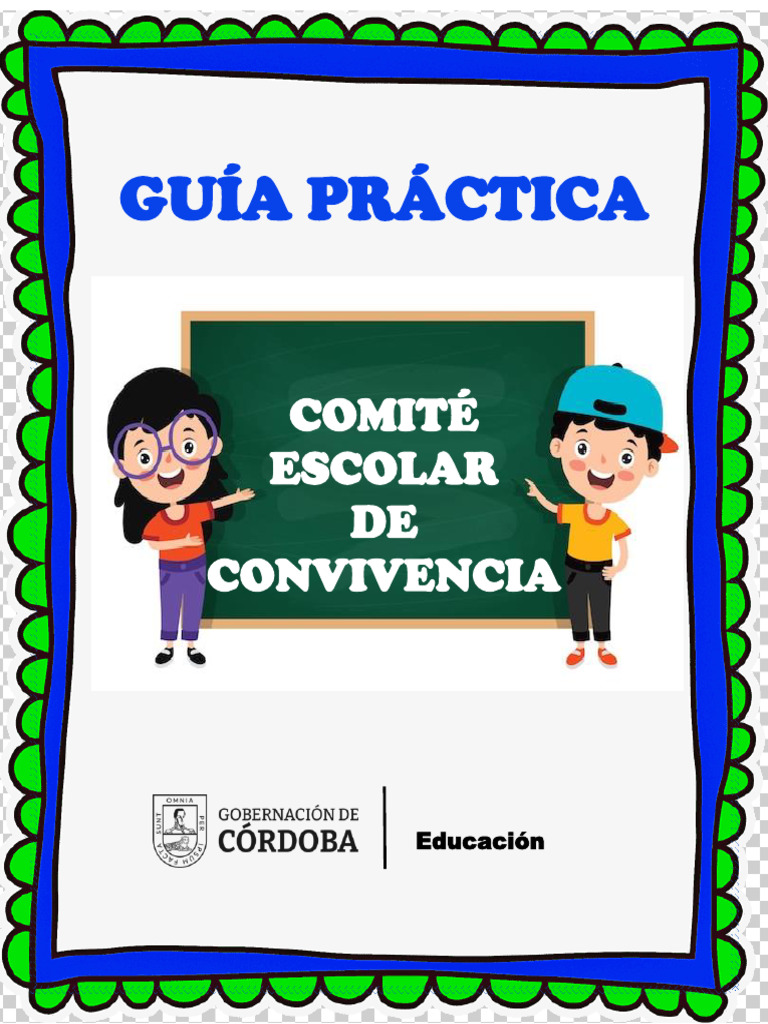 Guía Comité Escolar de Convivencia | PDF