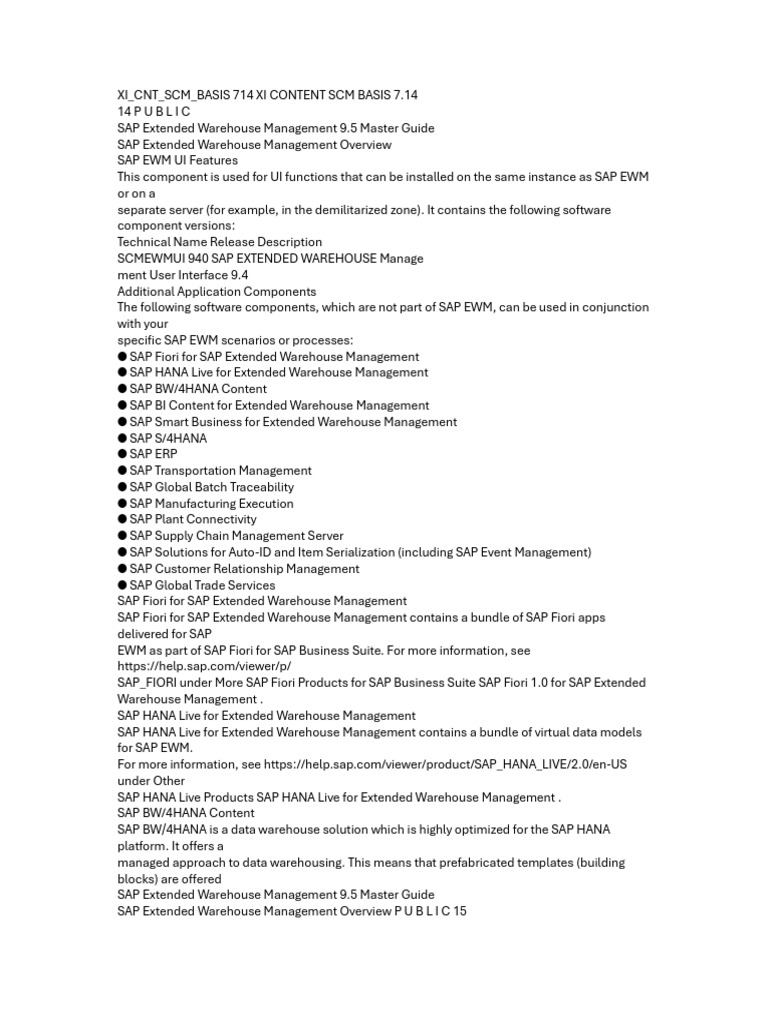 SAP EWM Intro-4 | PDF