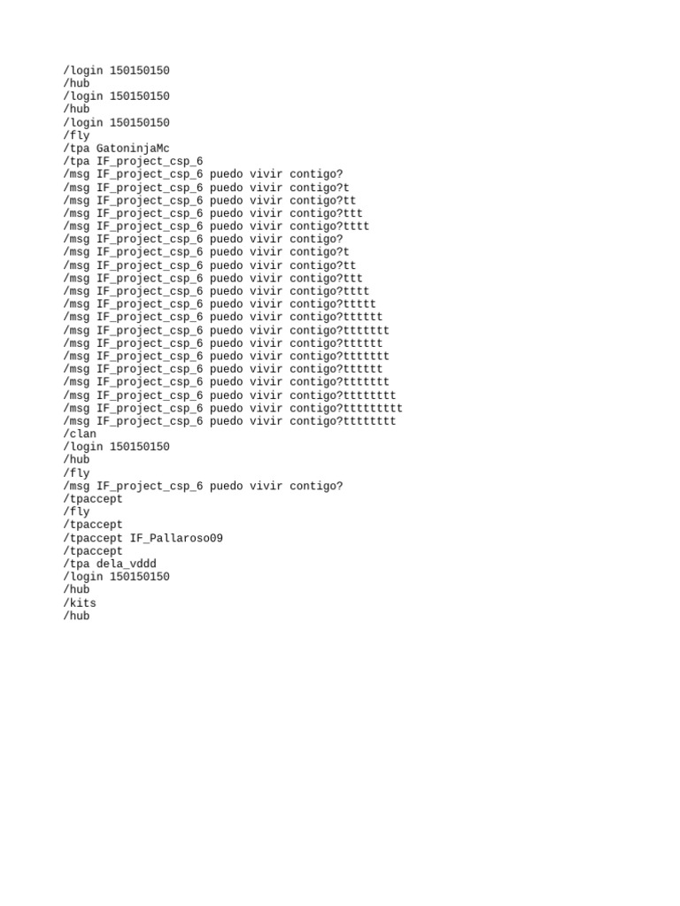 Command History | PDF