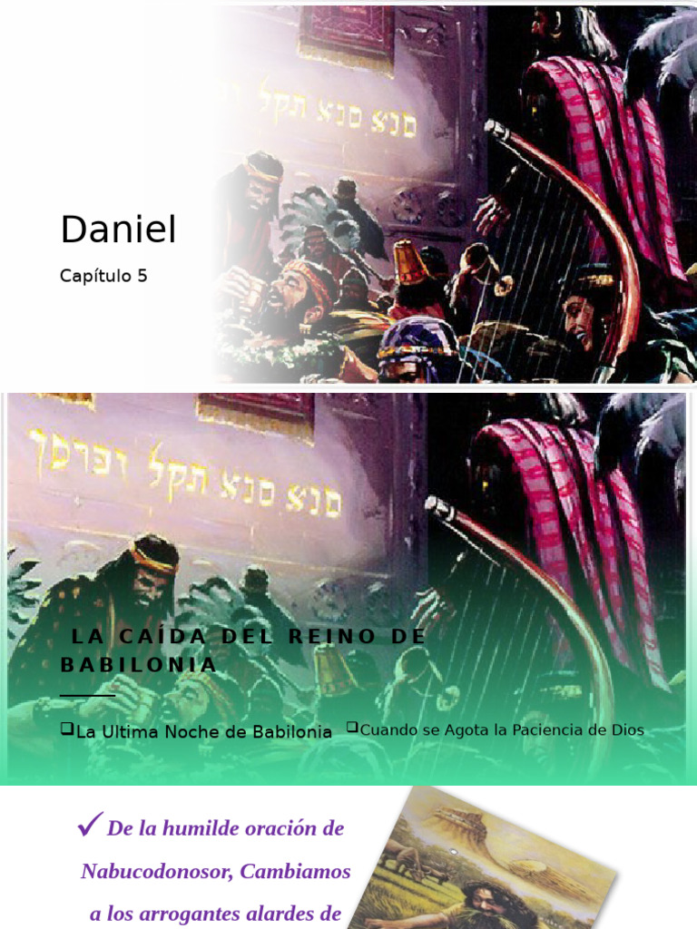 Daniel 5 | PDF | Daniel (figura bíblica)