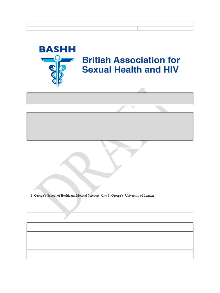 BASHH Gonorrhoea Management Guidelines | PDF | Sexually Transmitted ...
