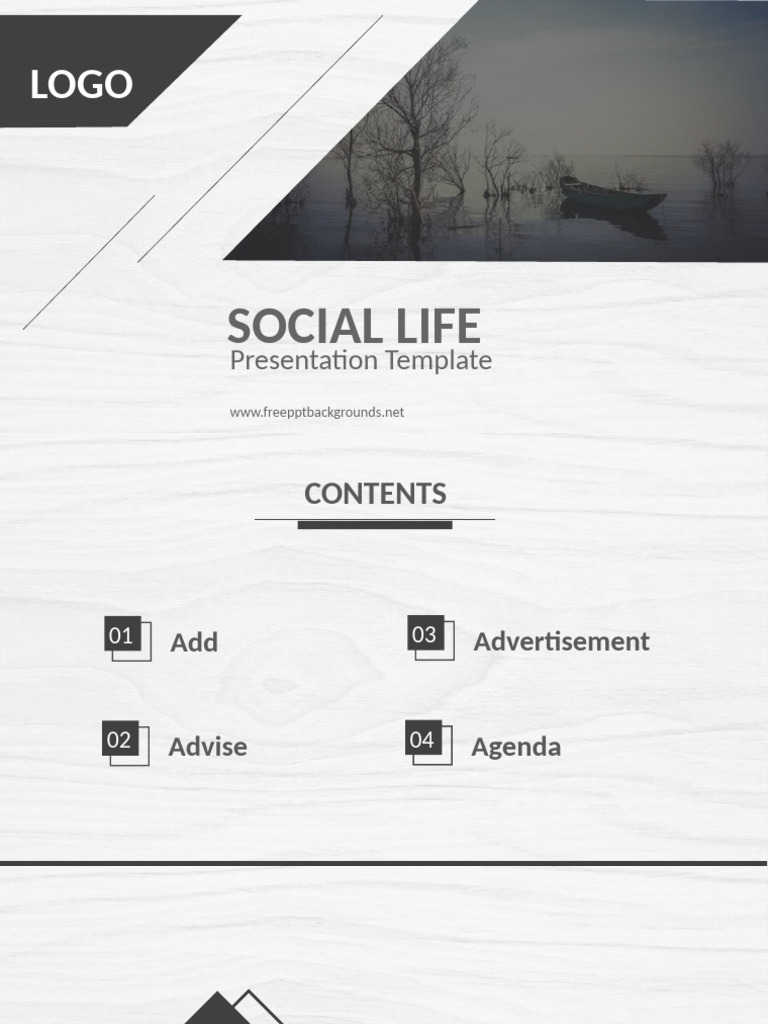 Social Life Presentation Template | PDF | Advertising | Brand