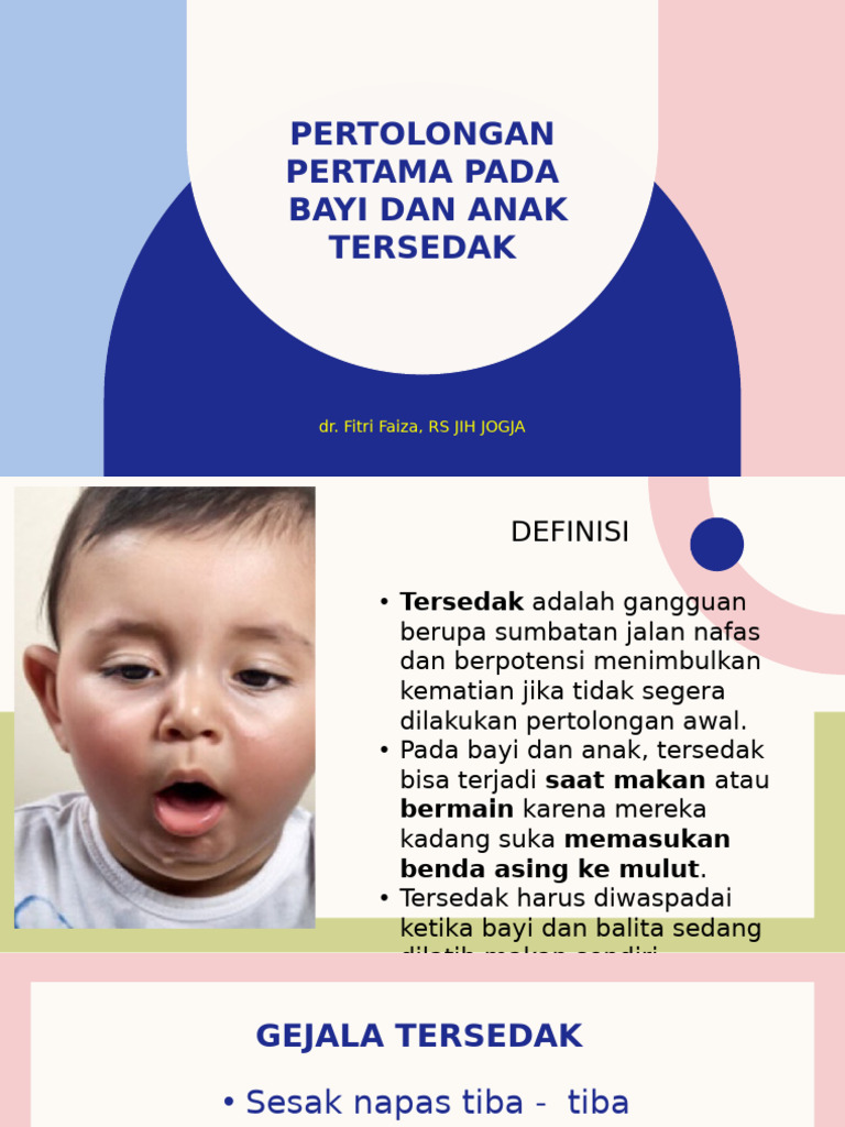 PERTOLONGAN PERTAMA PADA ANAK TERSEDAK | PDF