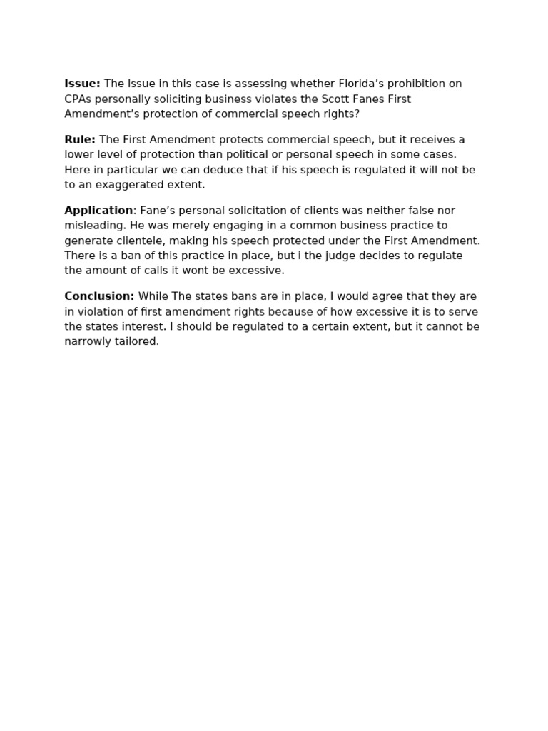 Irac Paragraph | PDF