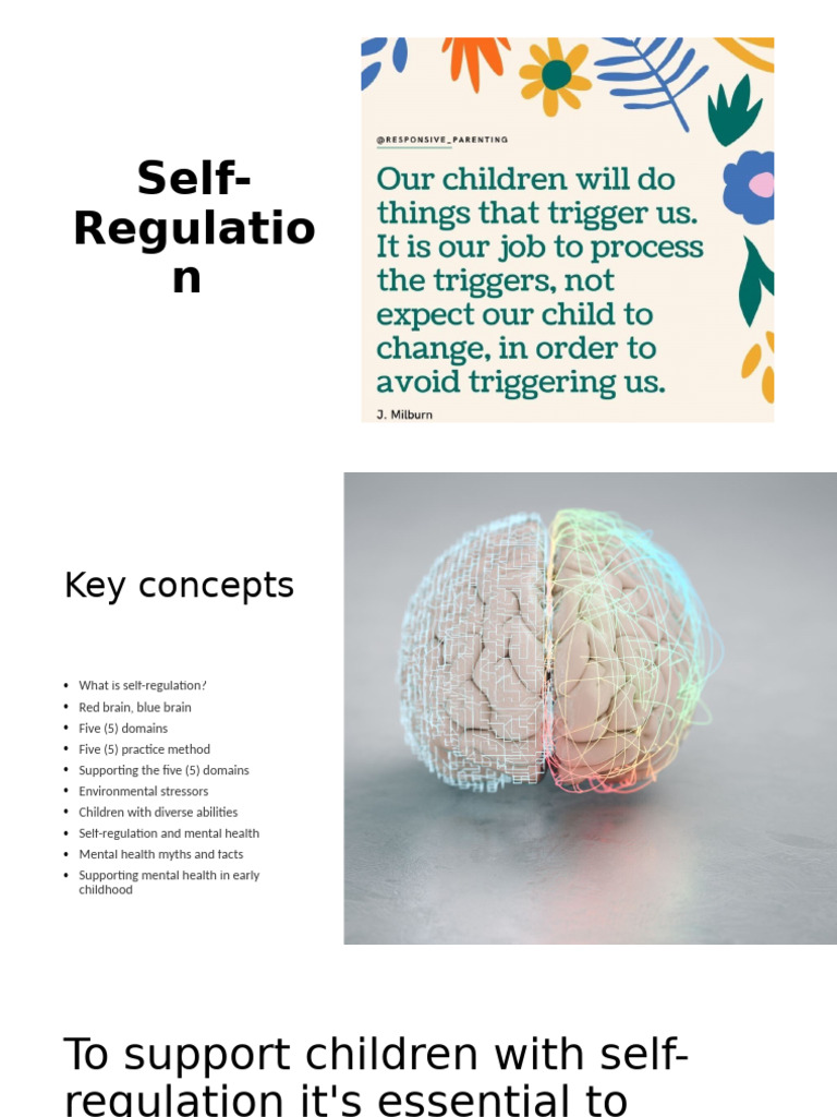 Understanding Self-Regulation in Children | PDF | Emotional Self ...