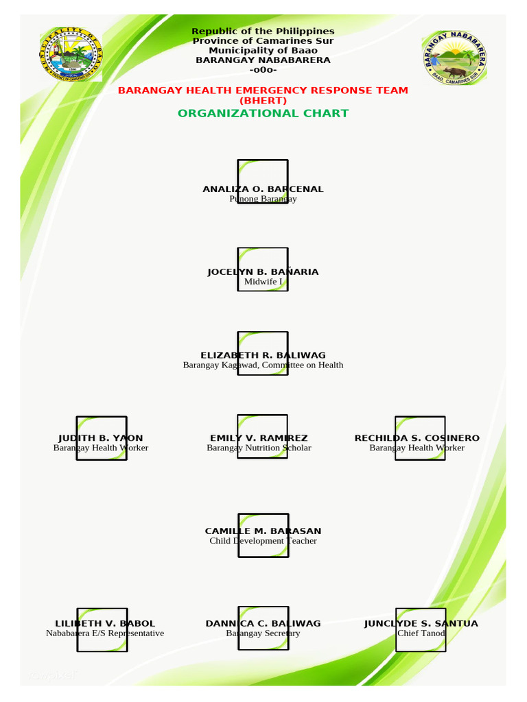 ORG CHART BHERT | PDF