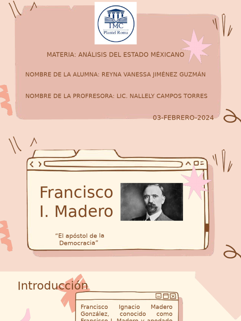 Francisco I. Madero - Reyna | PDF