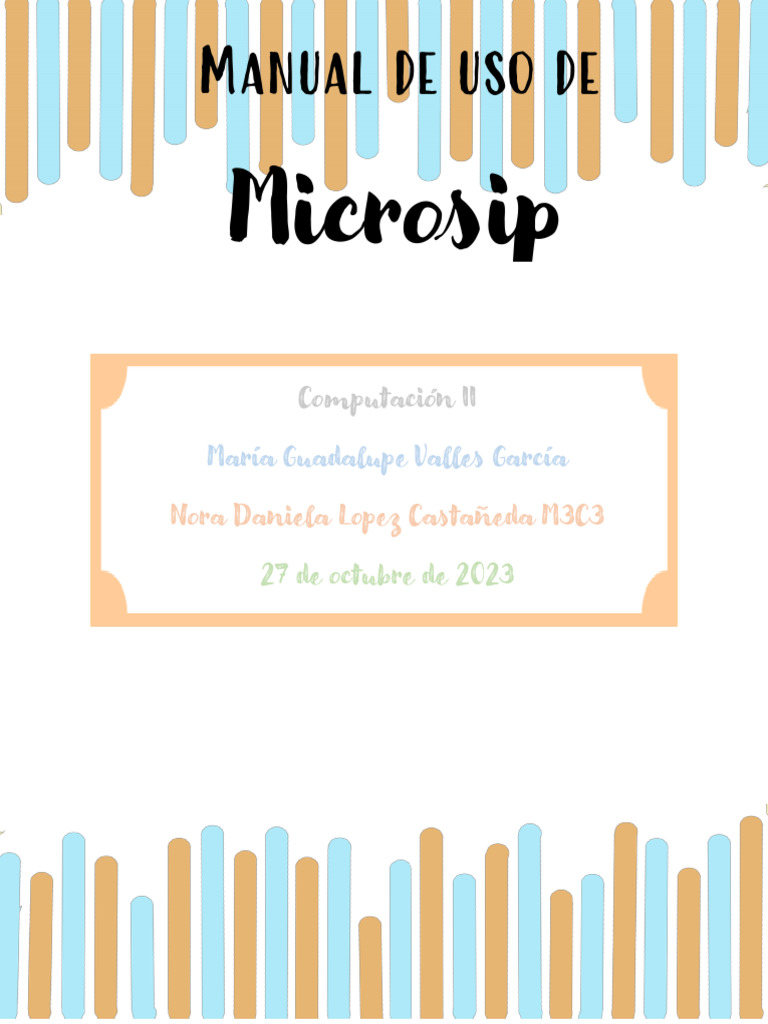 Para comenzar este manual se debe tener conocimiento sobre que es el ...