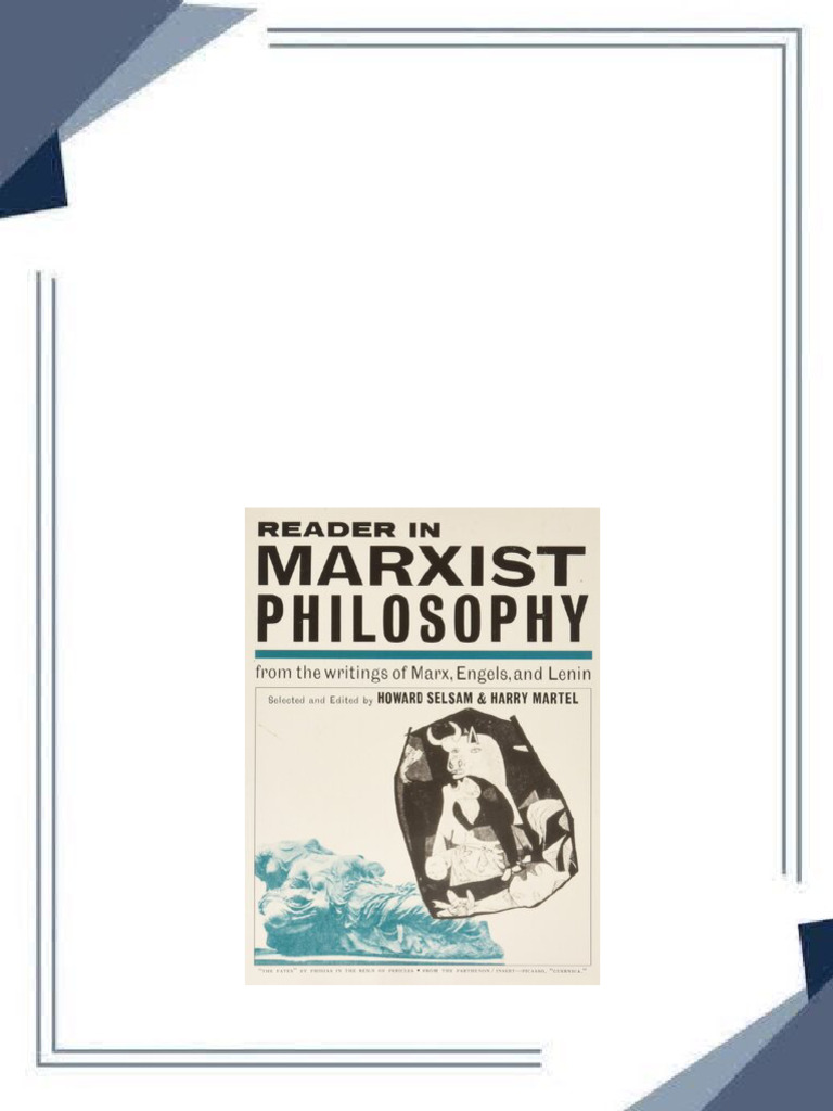 [FREE PDF sample] Reader in Marxist Philosophy From the Writings of Marx Engels and Lenin 1st ...