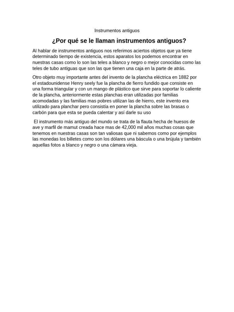 Memo Antiguo | PDF