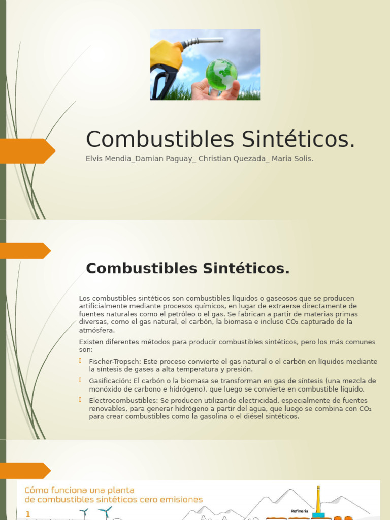 Combustibles Sintéticos | PDF | Combustibles | Energía renovable