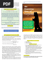 Confession Cheat Sheet For CCD | PDF | Penance | Sacraments