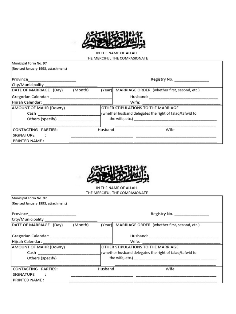 Com Muslim | PDF | Marriage | Social Conventions