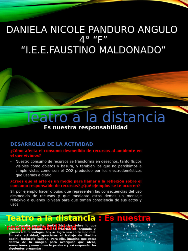 Daniela Nicole Panduro Angulo Arte y Cultura | PDF | Residuos