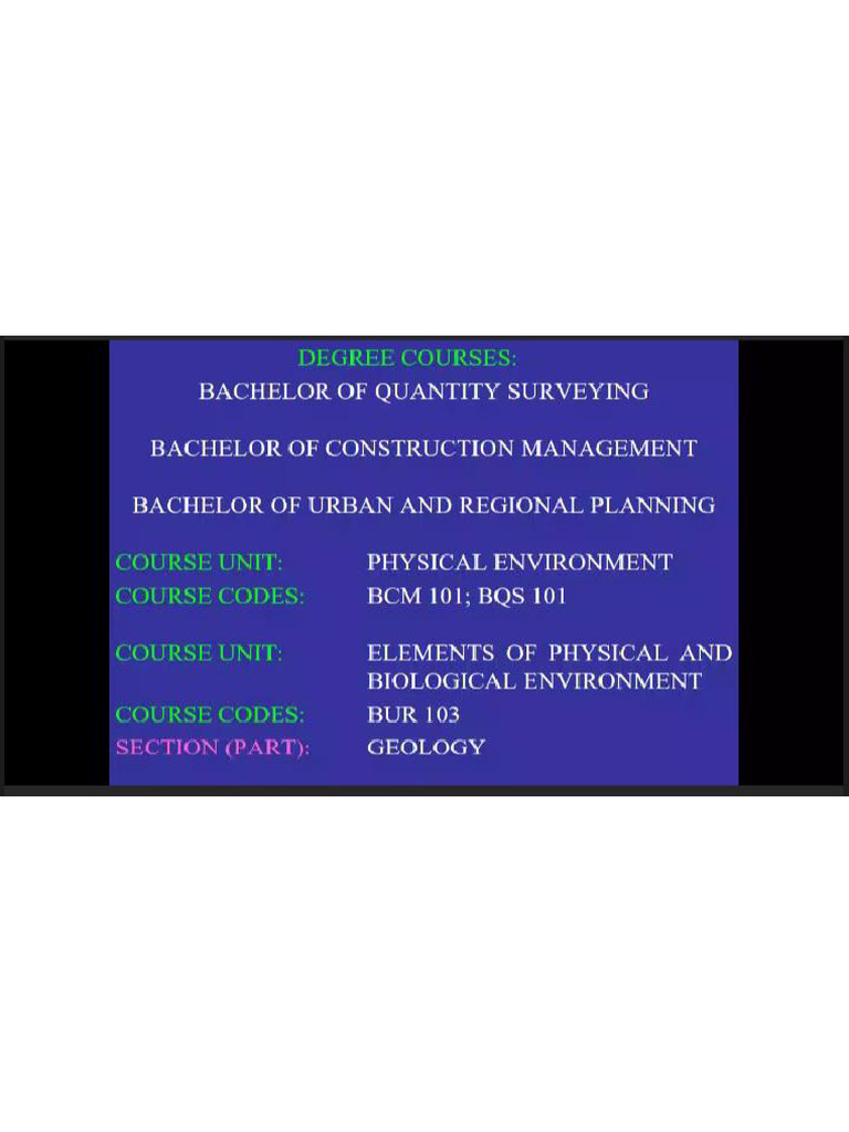 Geology Introduction | PDF