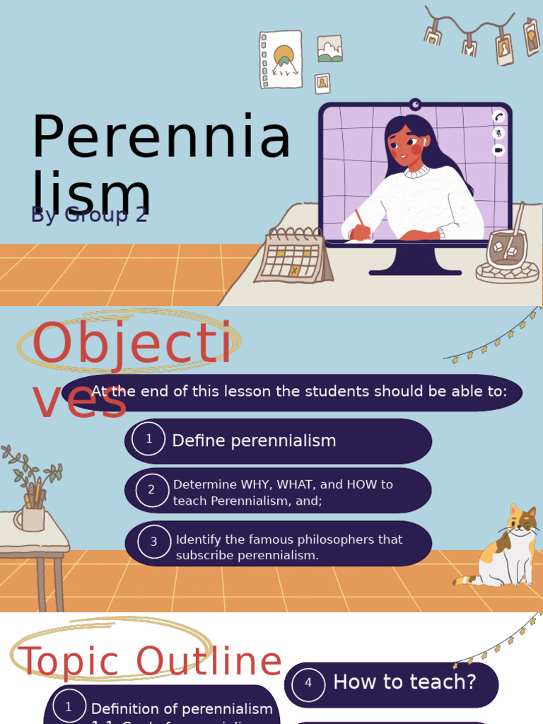 Group 1 - PERENNIALISM | PDF | Plato | Philosophy Of Education