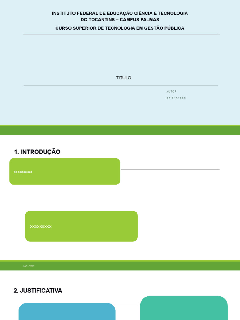 Modelo Slides | PDF