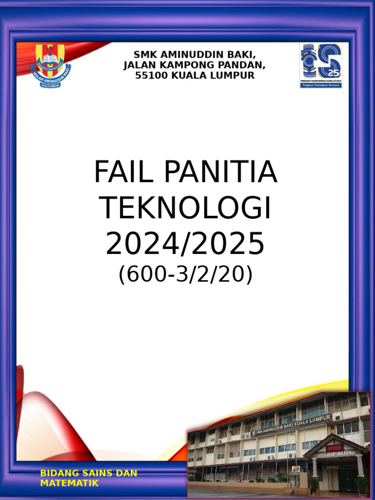 Cover Dan Label Penyelang Panitia Sab | PDF