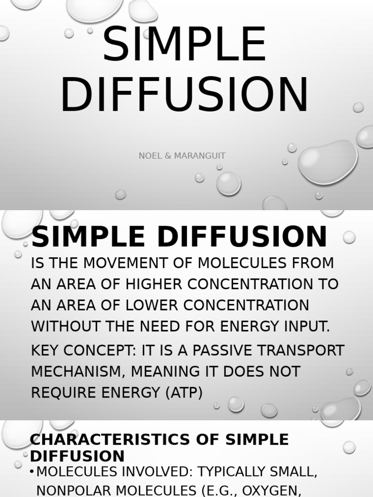 Simple Diffusion | PDF