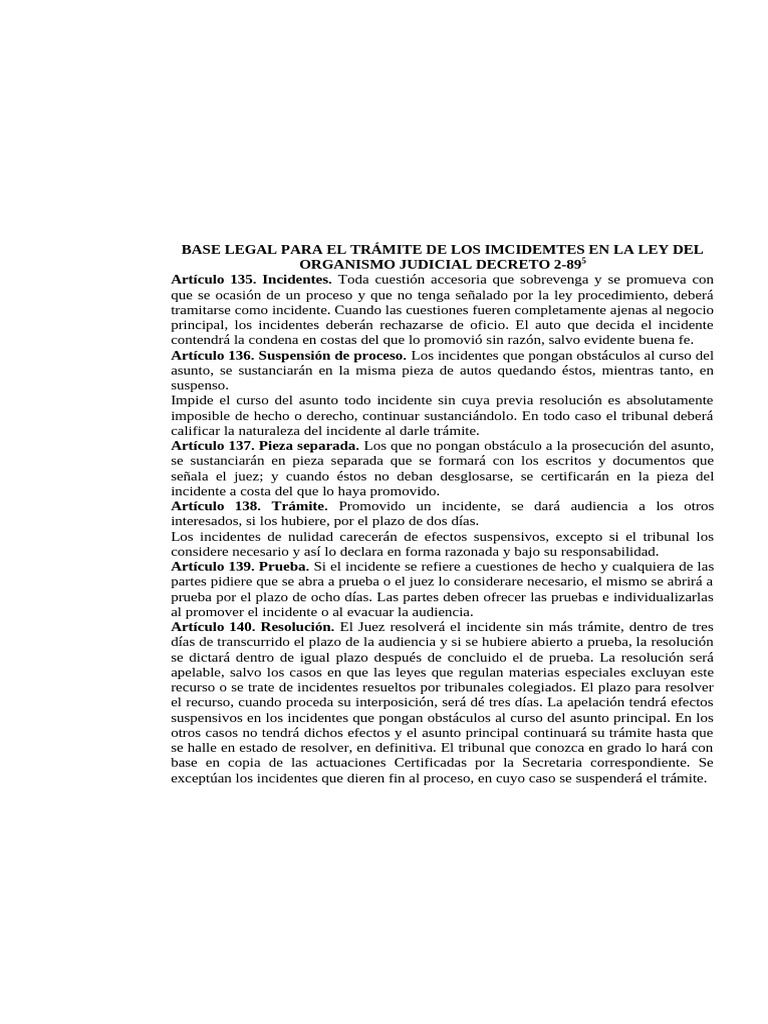 Base Legal de Trámite | PDF | Apelación | Judicaturas