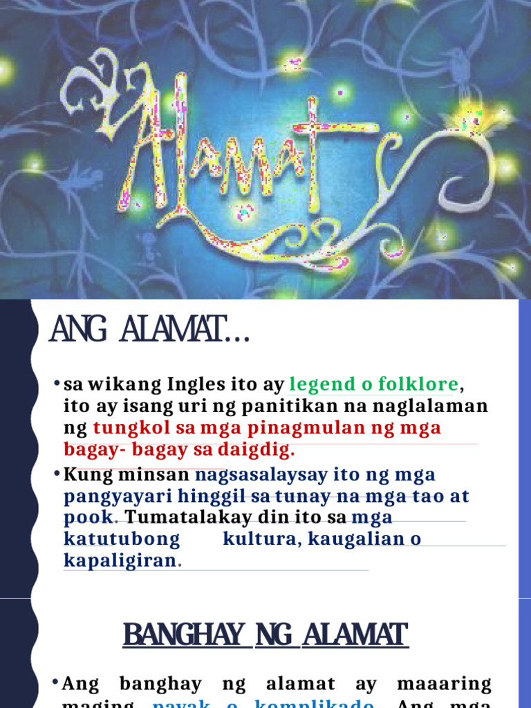 Alamat Grade 8 | PDF