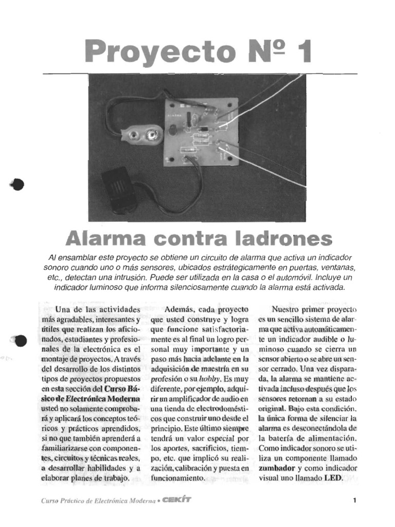 Electronica Digital Cekit 34 Proyectos Practicos Para Construir 1 156 | PDF